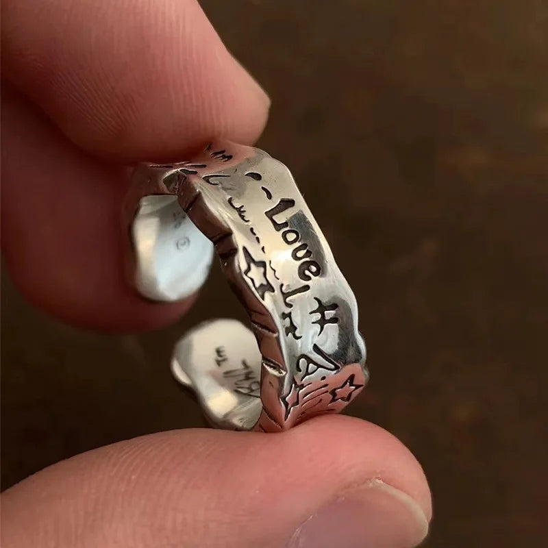 Love Engraved Ring - Litlookz Studio