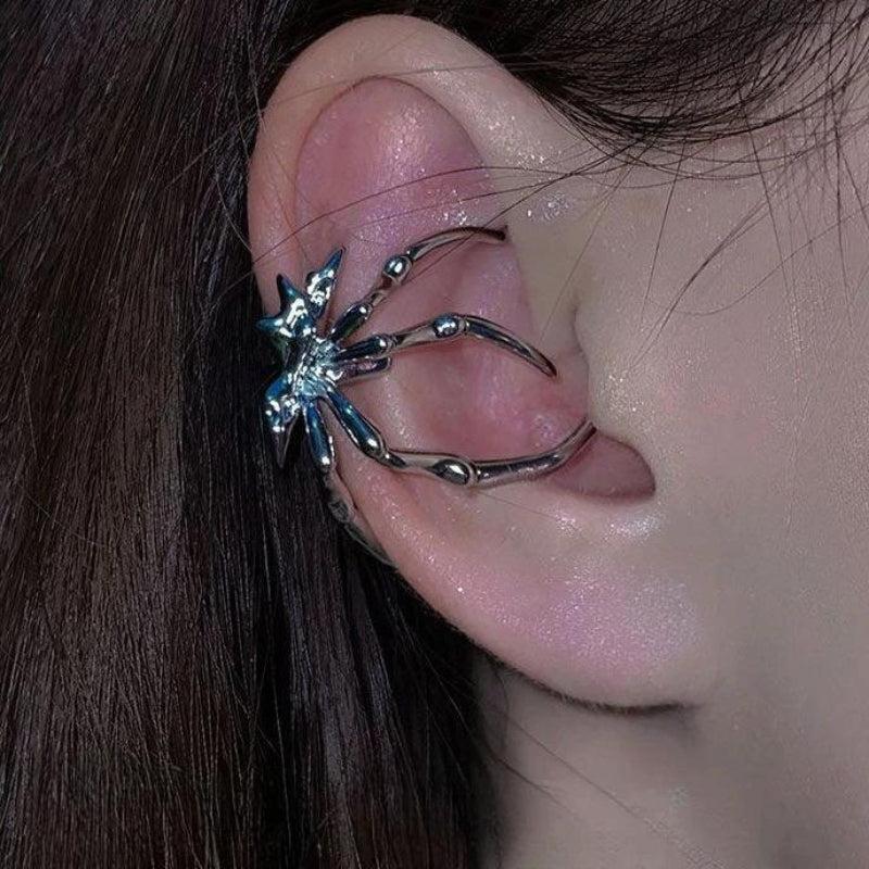 Goth Spider Earcuff - Litlookz Studio