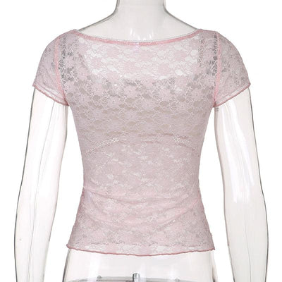 Coquette Lace Detailed Top - Litlookz Studio