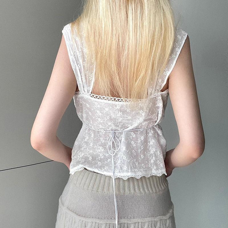 Coquette Square Neckline Top - Litlookz Studio