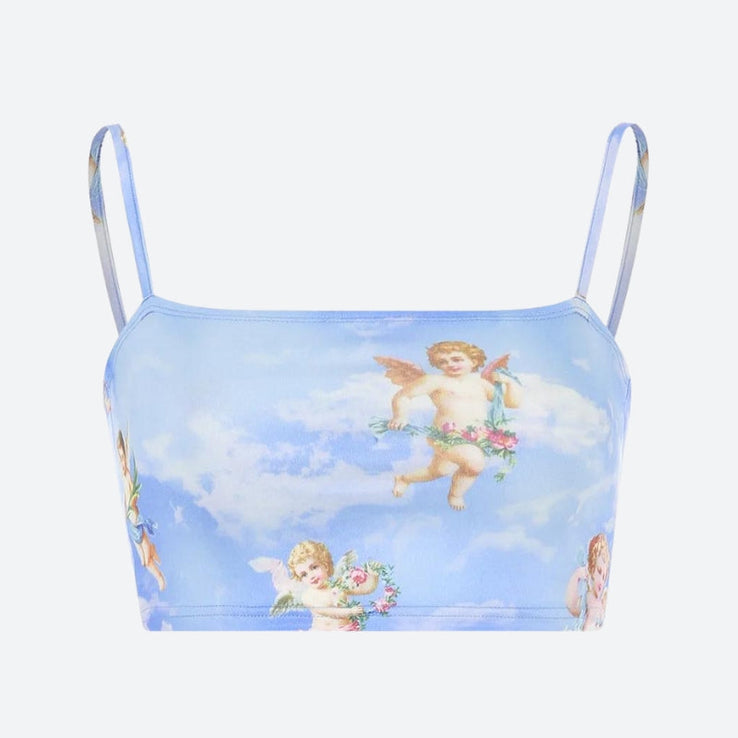 Cupid Angel Crop Top - Litlookz Studio