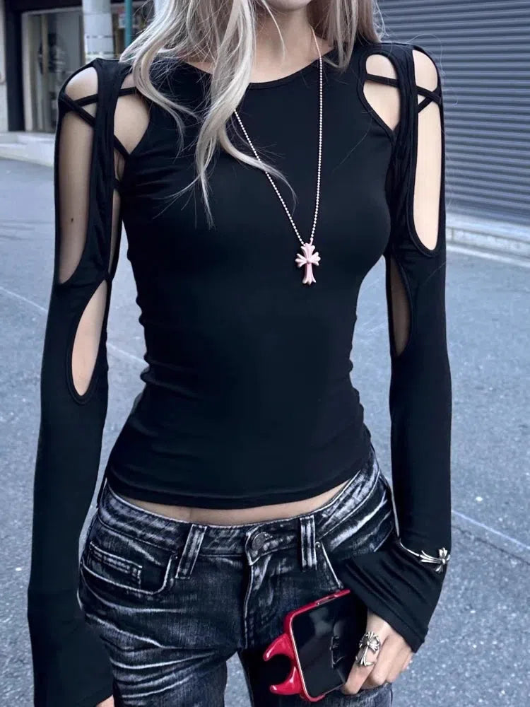 Cyberpunk Cut Out Top - Litlookz Studio