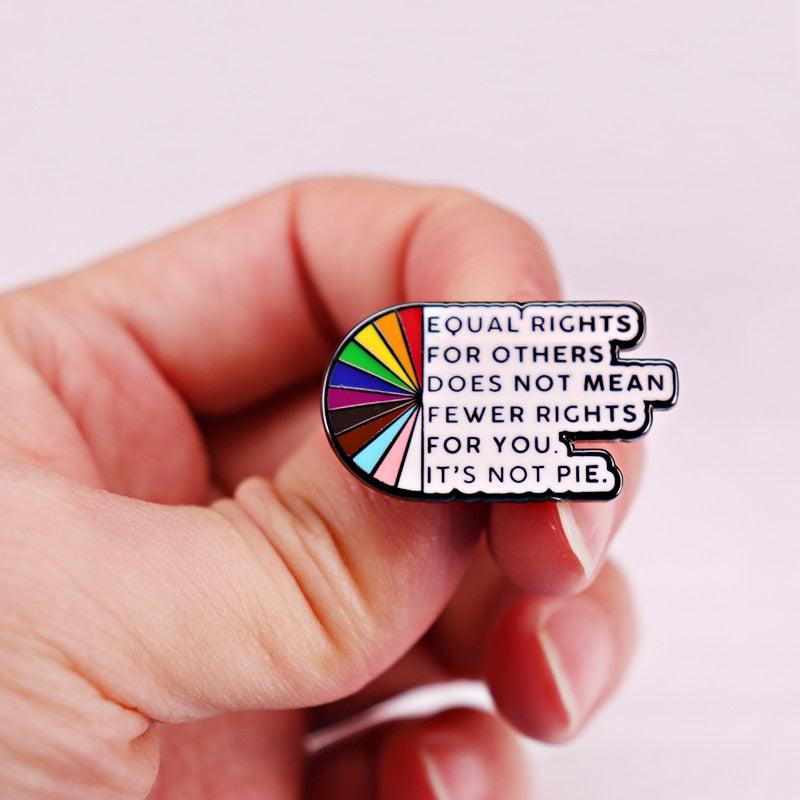 Equal Rights Pins - Litlookz Studio