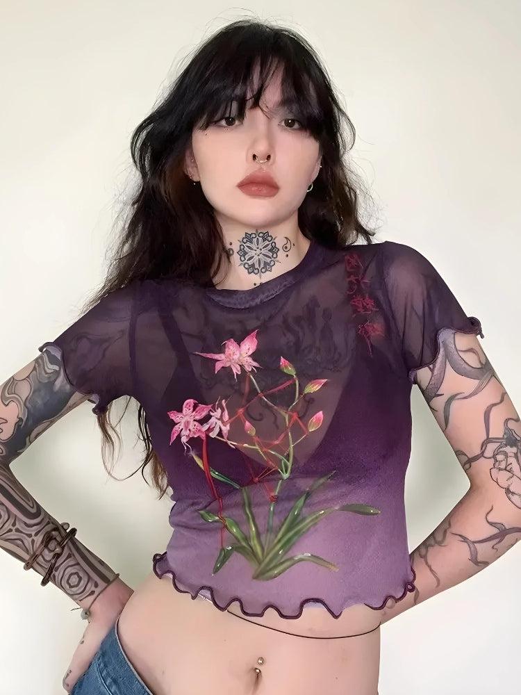 Fairycore Lily Sheer Top - Litlookz Studio