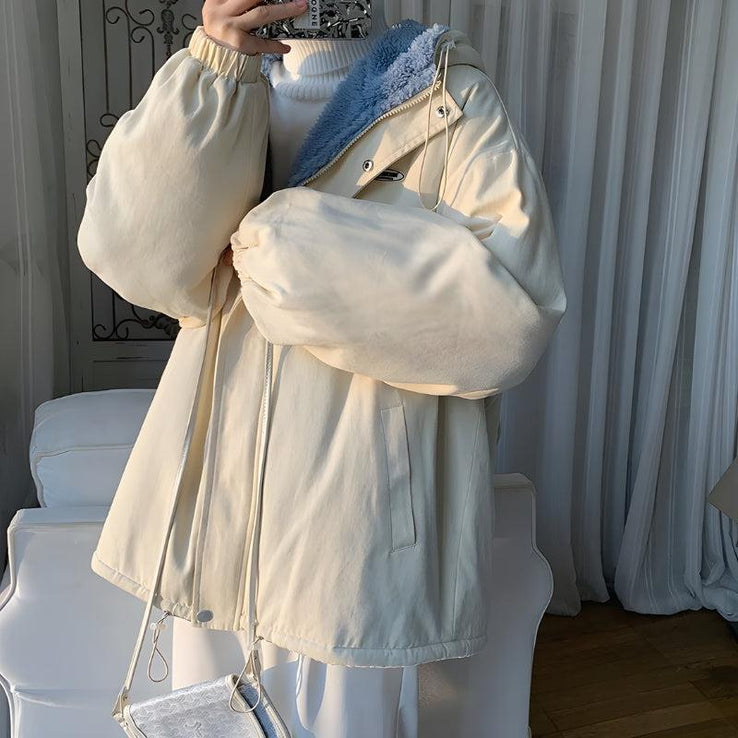 Faux Fur Lined Hooded Jacket - Litlookz Studio