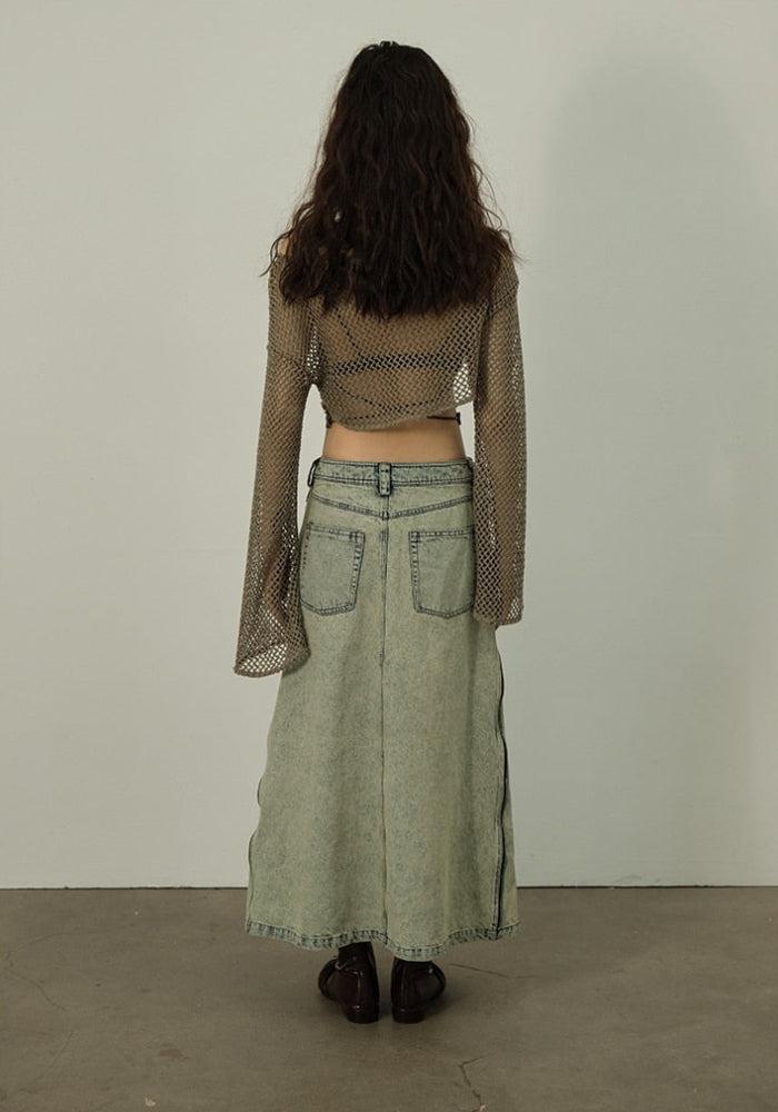 Fishnet Crop Shrug Sweater - Litlookz Studio