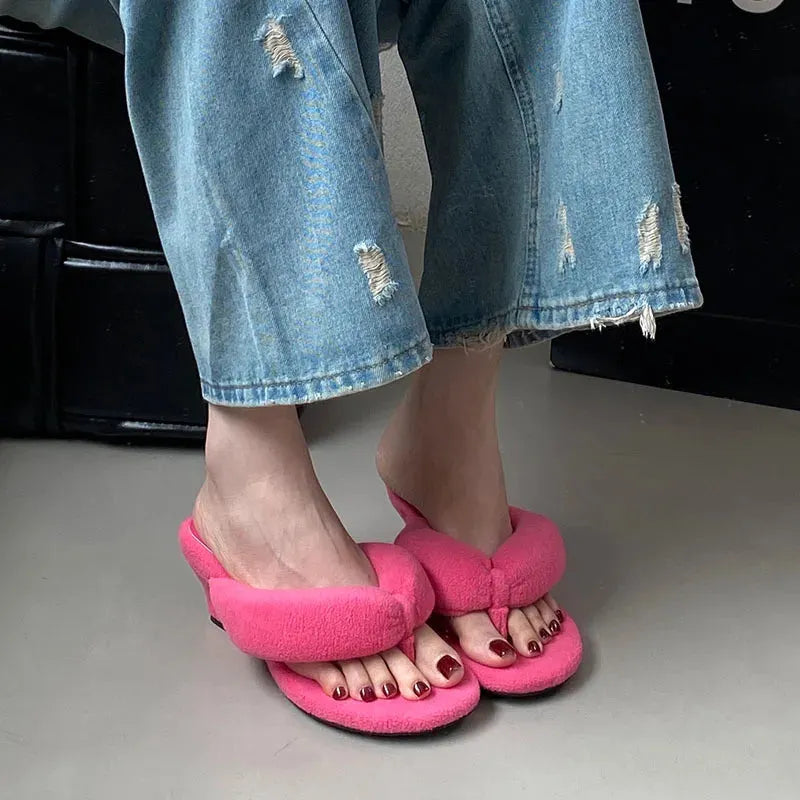 Fluffy Flip Flops - Litlookz Studio