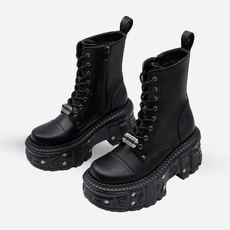 Grunge Ankle Boots - Litlookz Studio