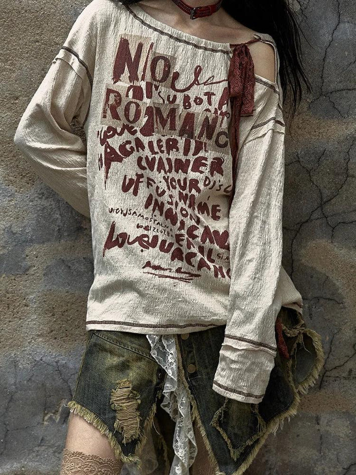 Grunge Cut Out Top - Litlookz Studio