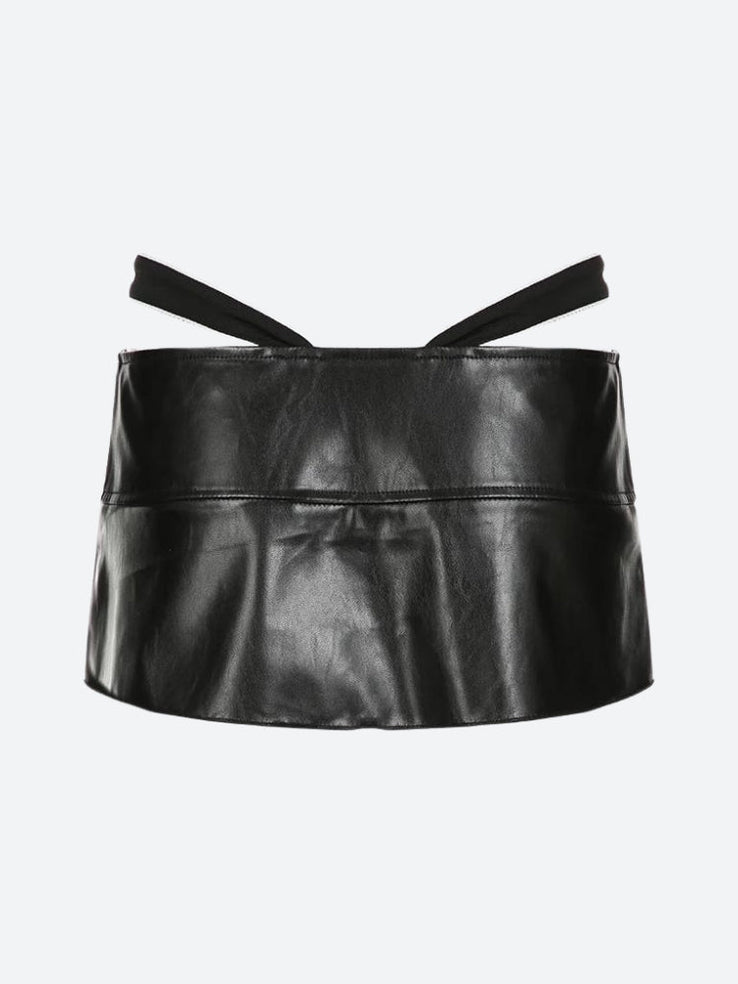 Grunge Pleated Zipper Slit Micro Mini Skirt - Litlookz Studio