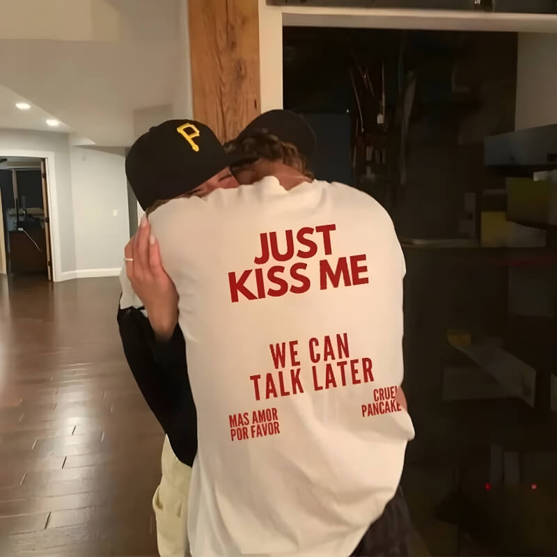 Shop Just Kiss Me Tee - Litlookz Studio