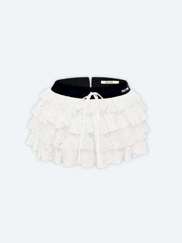 Low Rise Layered Mini Skirt - Litlookz Studio