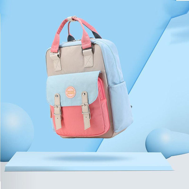 Multicolor Pastel School Backpack - Litlookz Studio