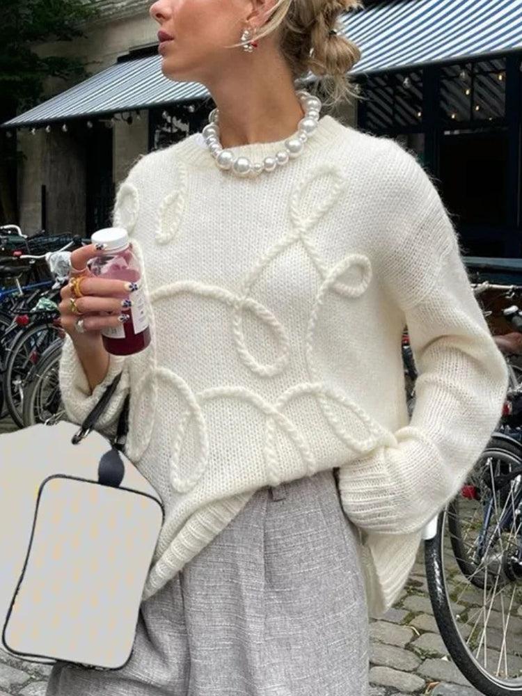 Old Money Knitted Sweater - Litlookz Studio