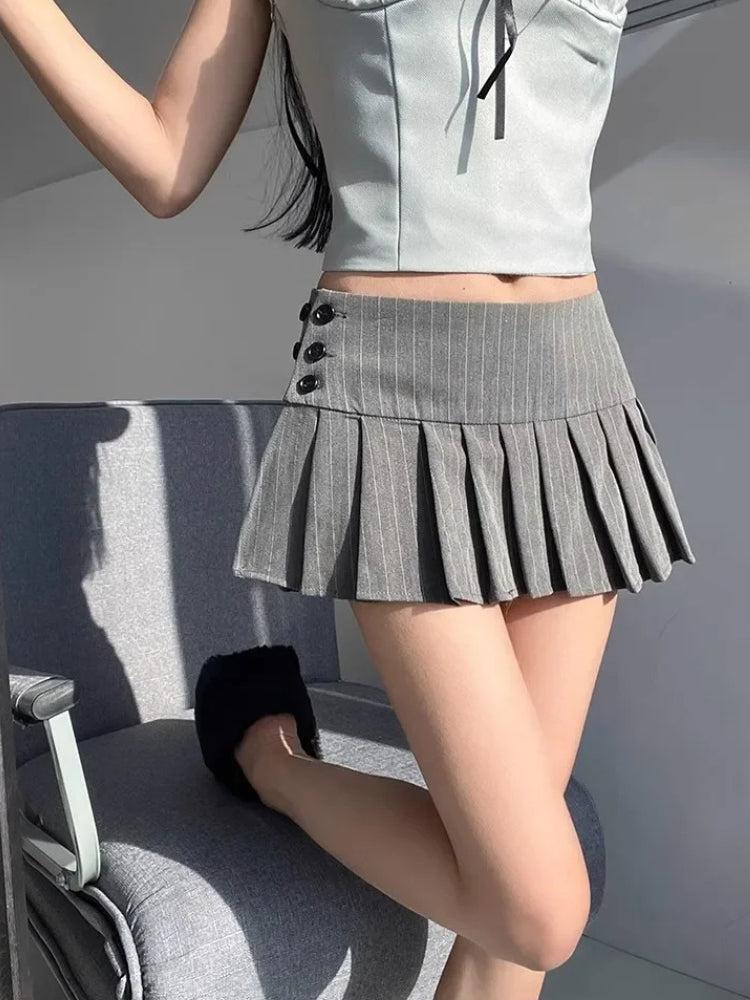 Pleated Mini Skirt - Litlookz Studio