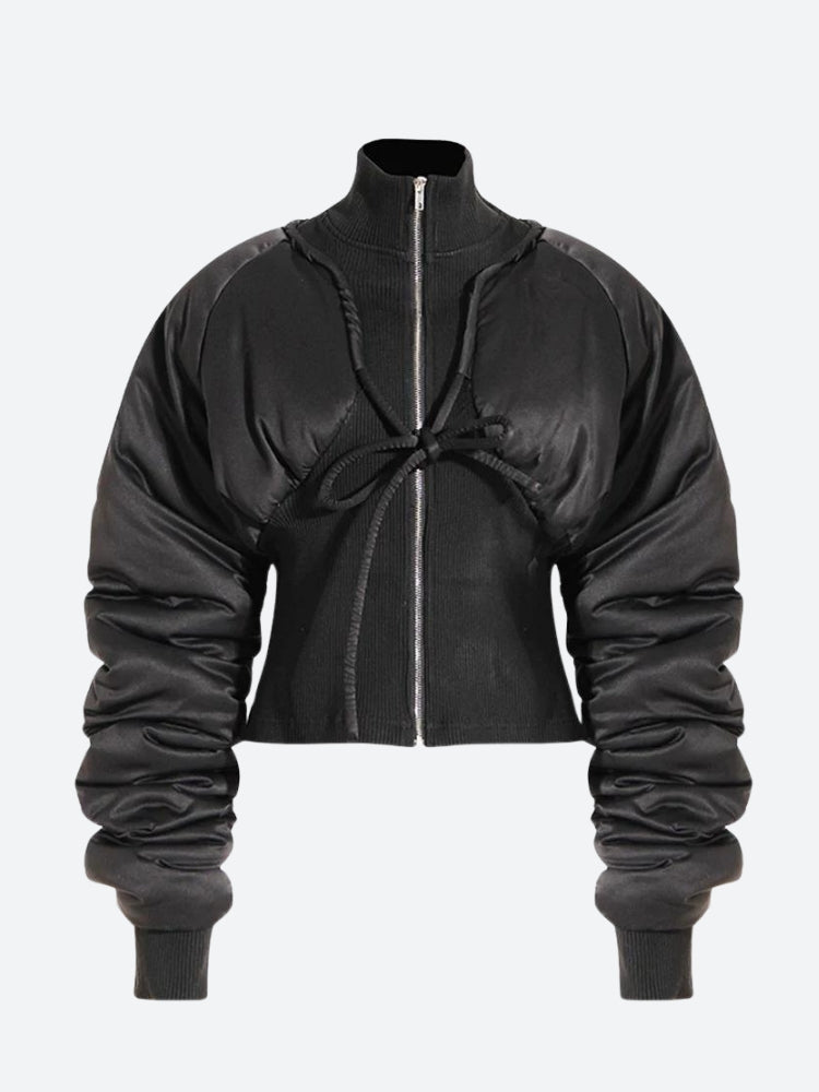 Puffer Corduroy Zip-Up Jacket - Litlookz Studio