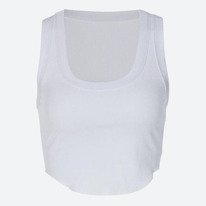 Ribbed Crop Tank Top - Litlookz Studio