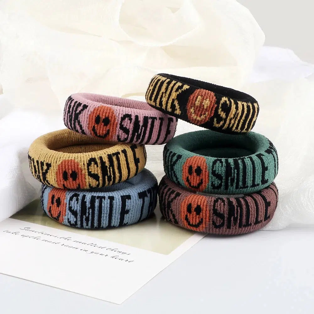 Smile & Think Hair Ties - Litlookz Studio