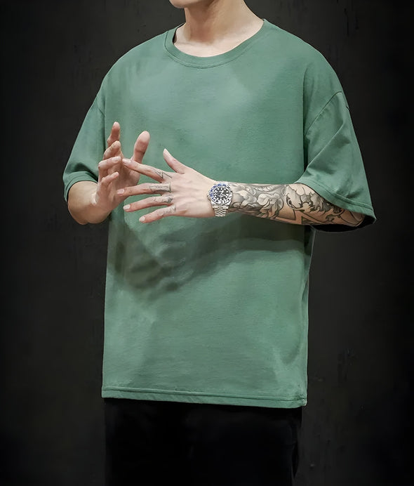 Soft Boy Crew Neck Basic Tee - Litlookz Studio