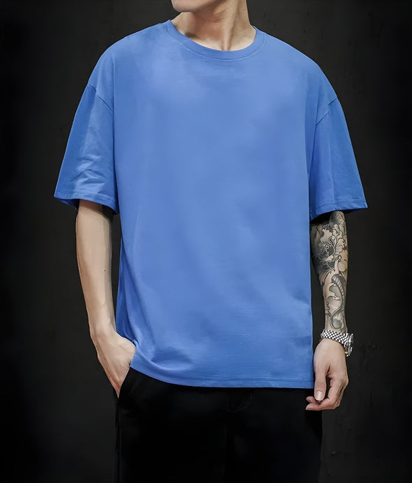 Soft Boy Crew Neck Basic Tee - Litlookz Studio