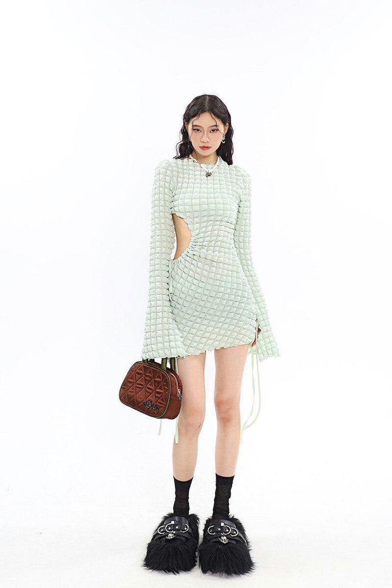 Soft Girl Cut Out Mini Dress - Litlookz Studio