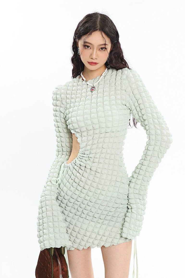 Soft Girl Cut Out Mini Dress - Litlookz Studio