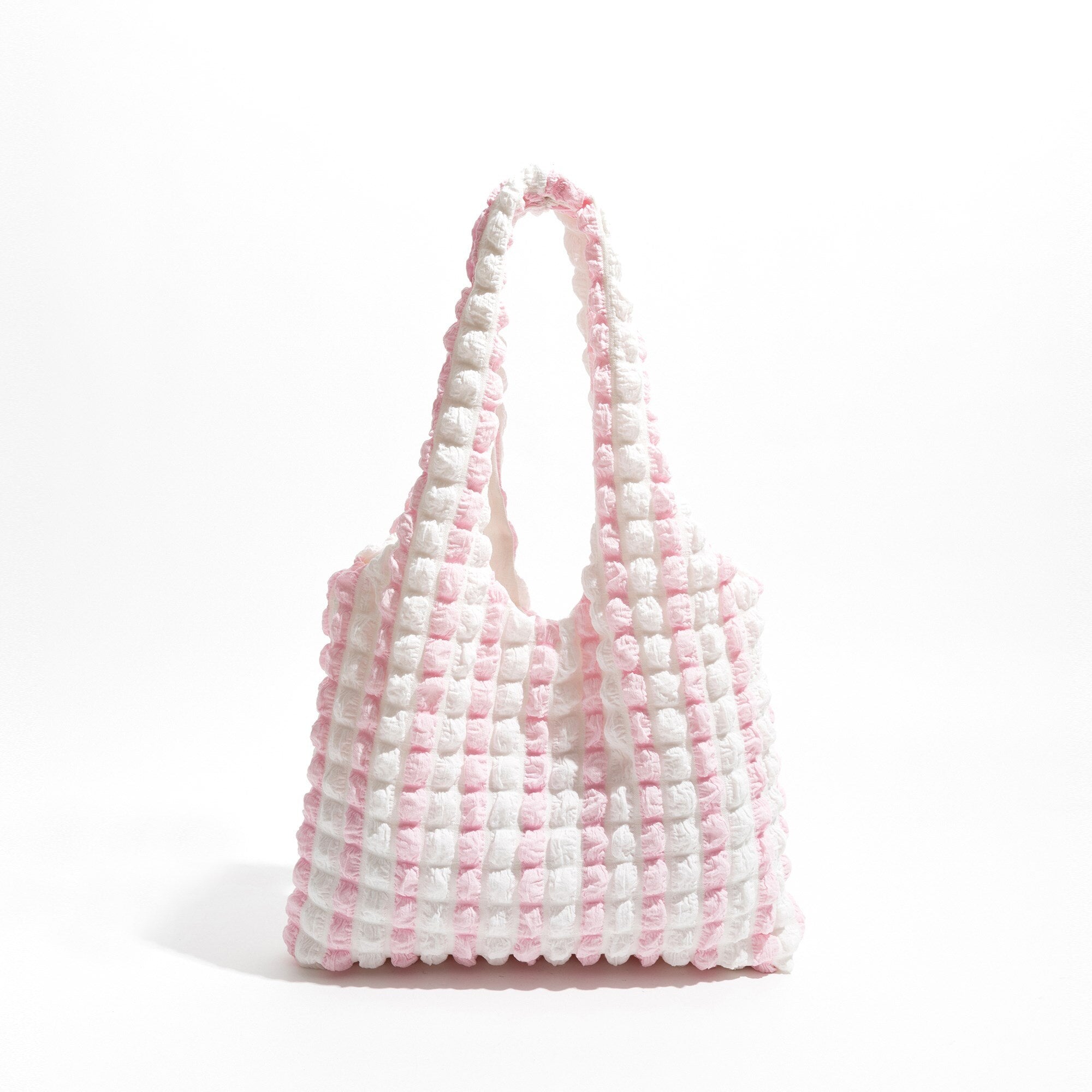 Soft Girl Quilted Striped Handbag - Litlookz Studio