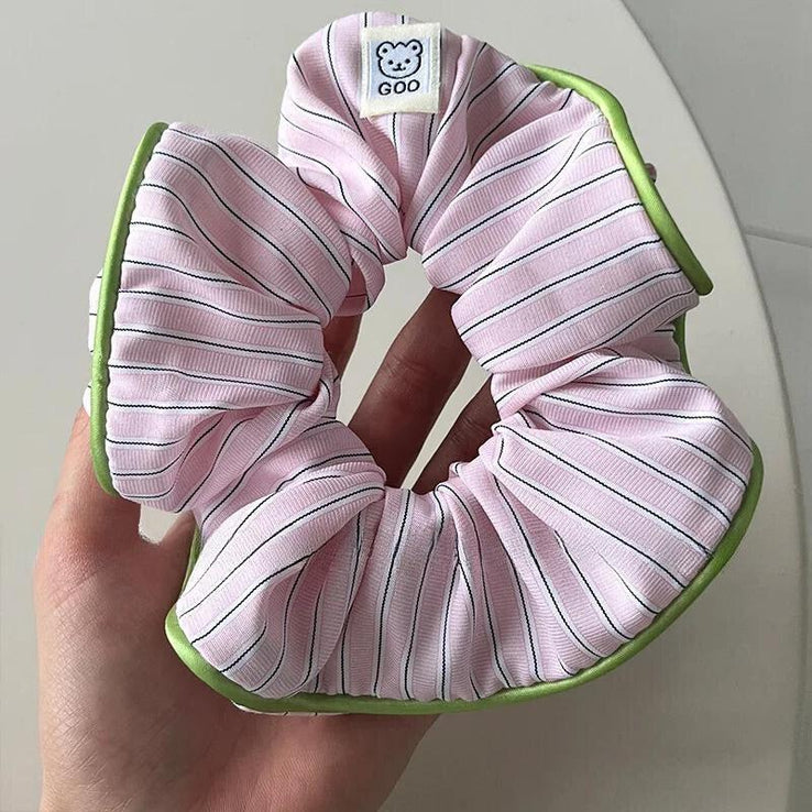 Soft Girl Striped Scrunchies - Litlookz Studio