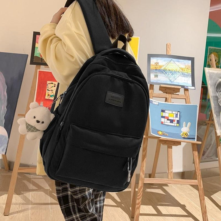 Soft Girl Waterproof School Backpack - Litlookz Studio