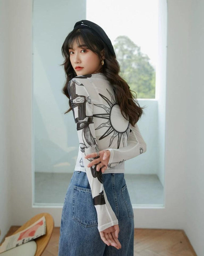 Sun Child Sheer Top - Litlookz Studio