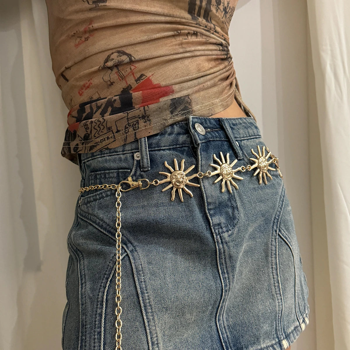 Sun & Moon Belly Chain - Litlookz Studio