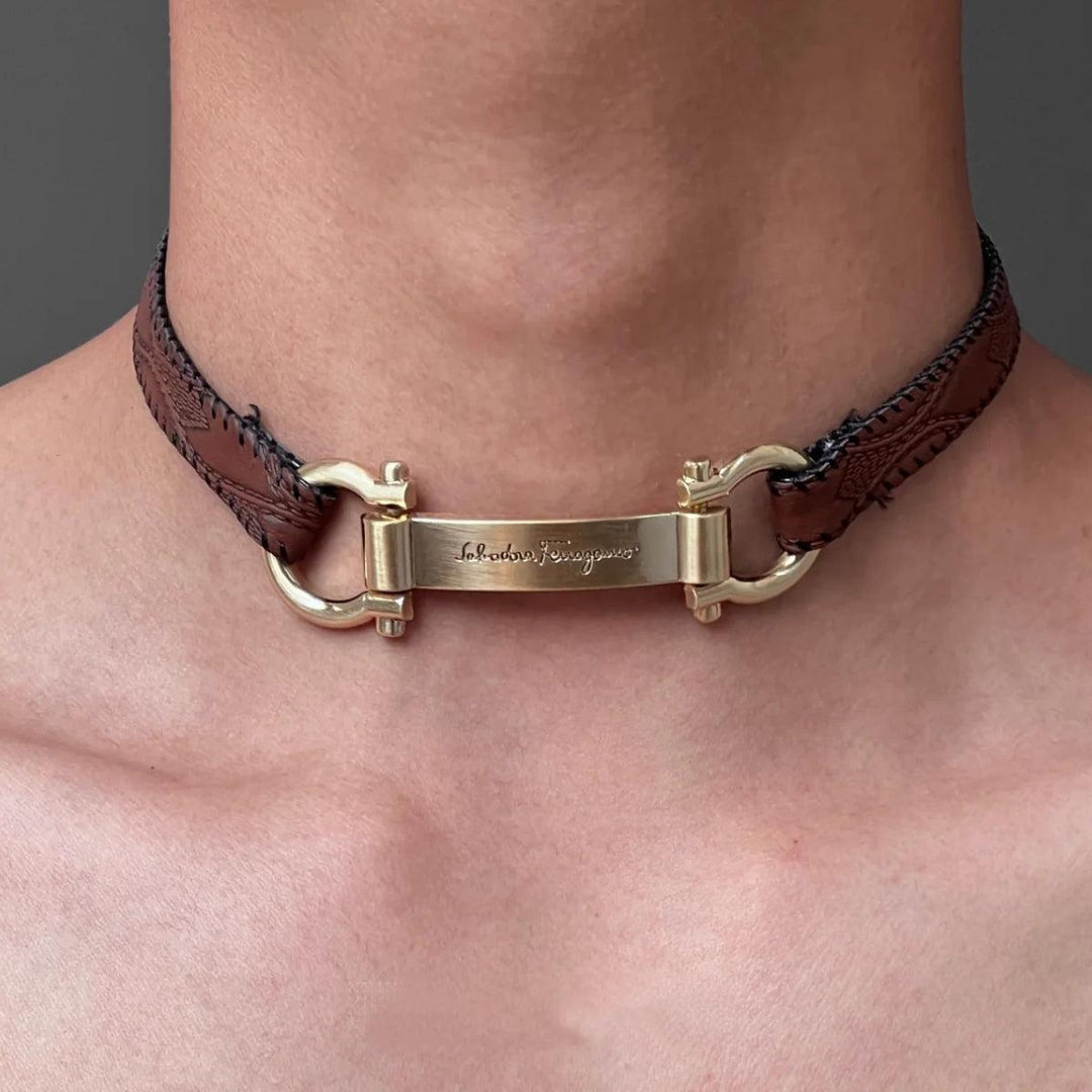 Tag Choker Necklace - Litlookz Studio