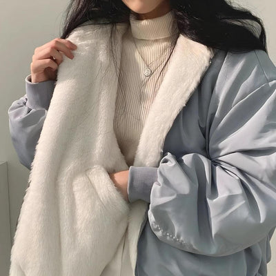 Teddy Reversible Hooded Jacket - Litlookz Studio