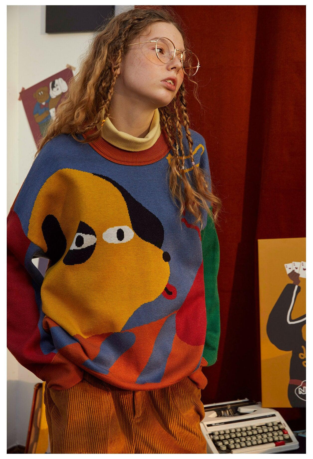 Weirdcore Dog Sweater - Litlookz Studio