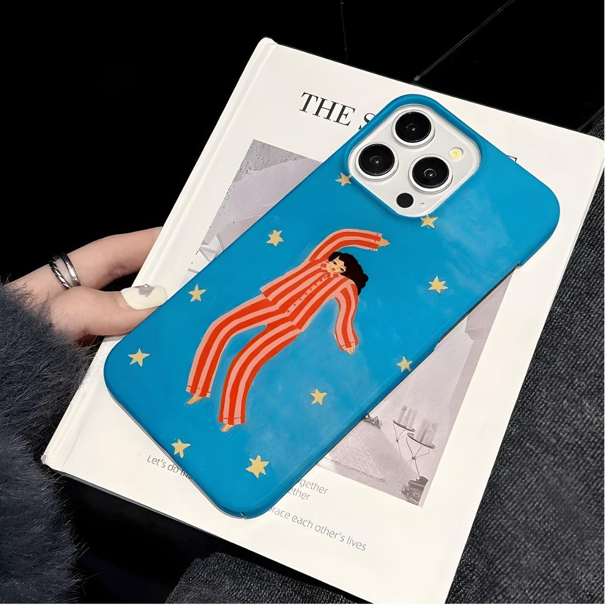 Woman In Pajamas Phone Case - Litlookz Studio