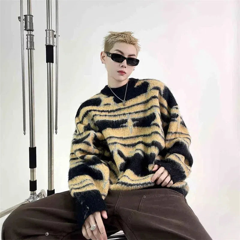 Suéter esponjoso con estrellas Y2K - Litlookz Studio