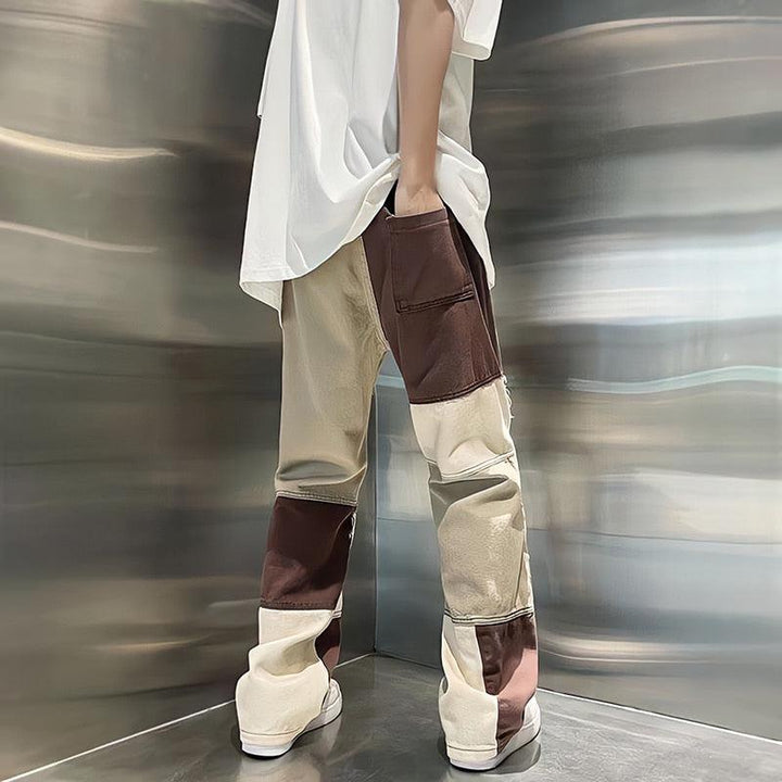 Y2K Patchwork Pants - Litlookz Studio